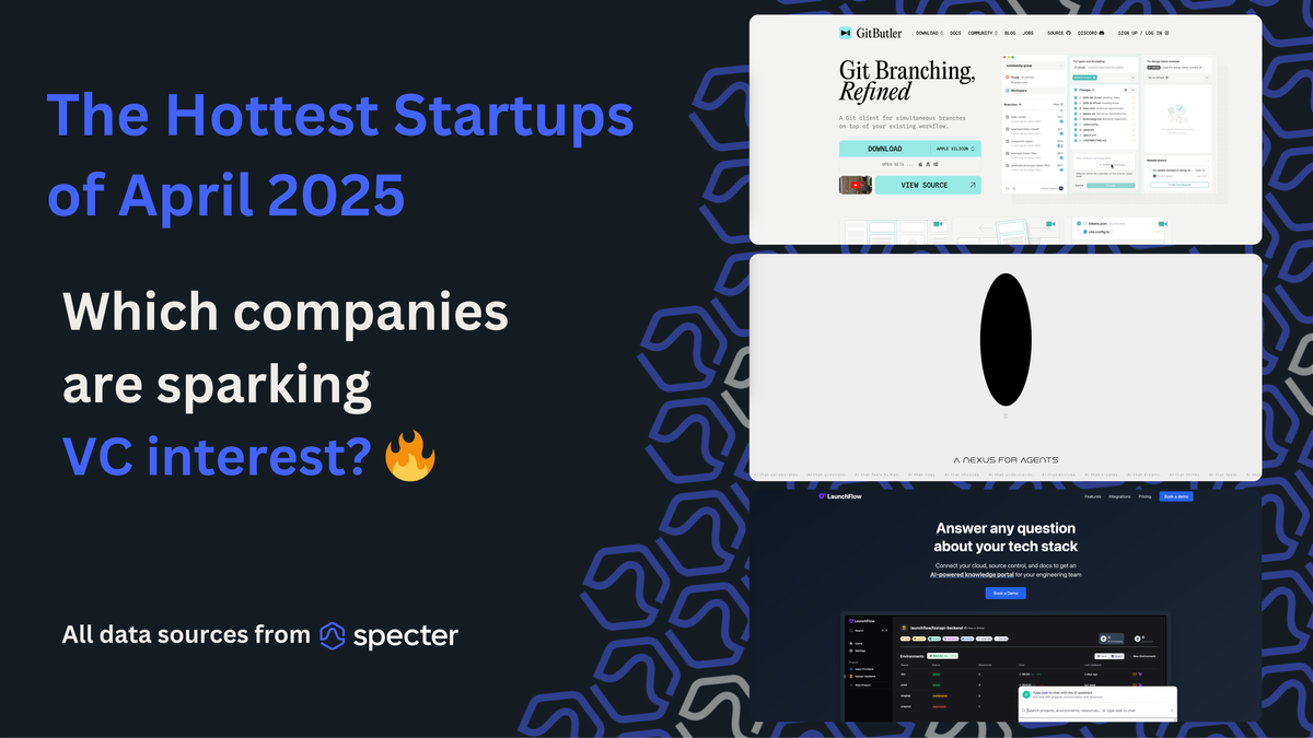 Hottest Startups - April 2025 🔥